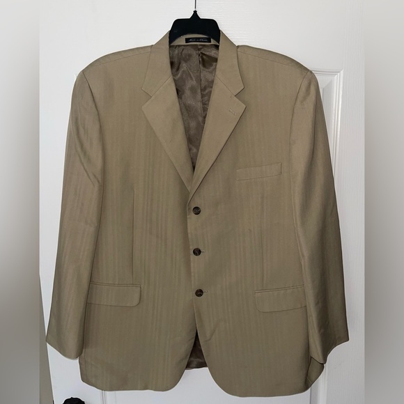 Chaps | Suits & Blazers | Mens Chaps Sports Coat 48l Tan | Poshmark